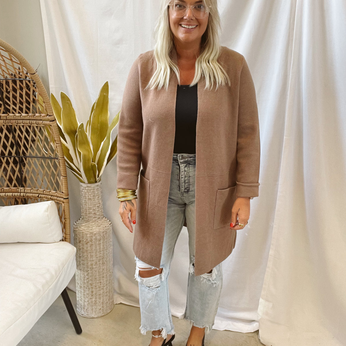 Cool Oaklyn Coat-Cocoa – The Silo Boutique