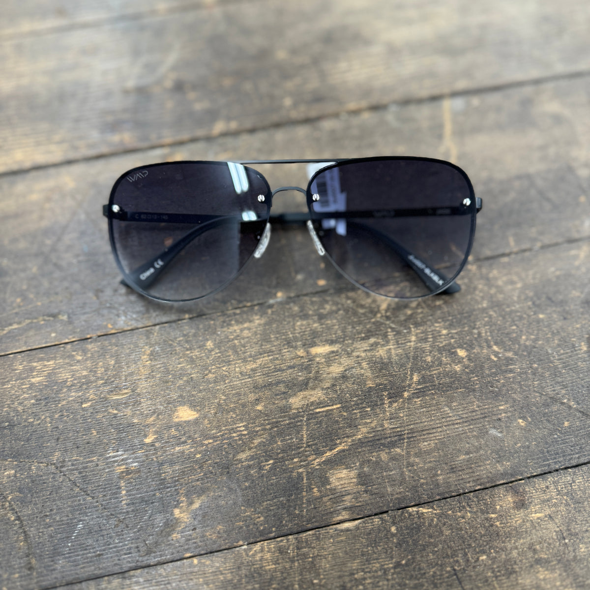 WMP Gradient Black Aviator Sunglasses – The Silo Boutique