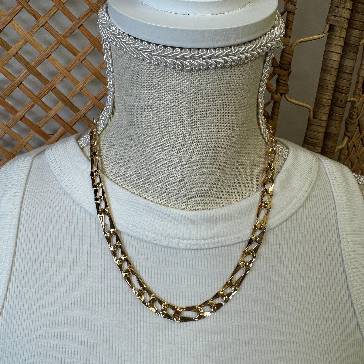 Rectangle Chain Necklace – The Silo Boutique