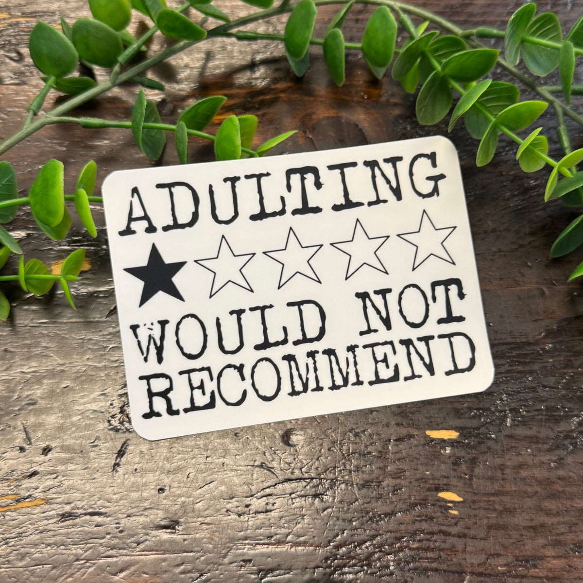 Adulting Star Sticker – The Silo Boutique