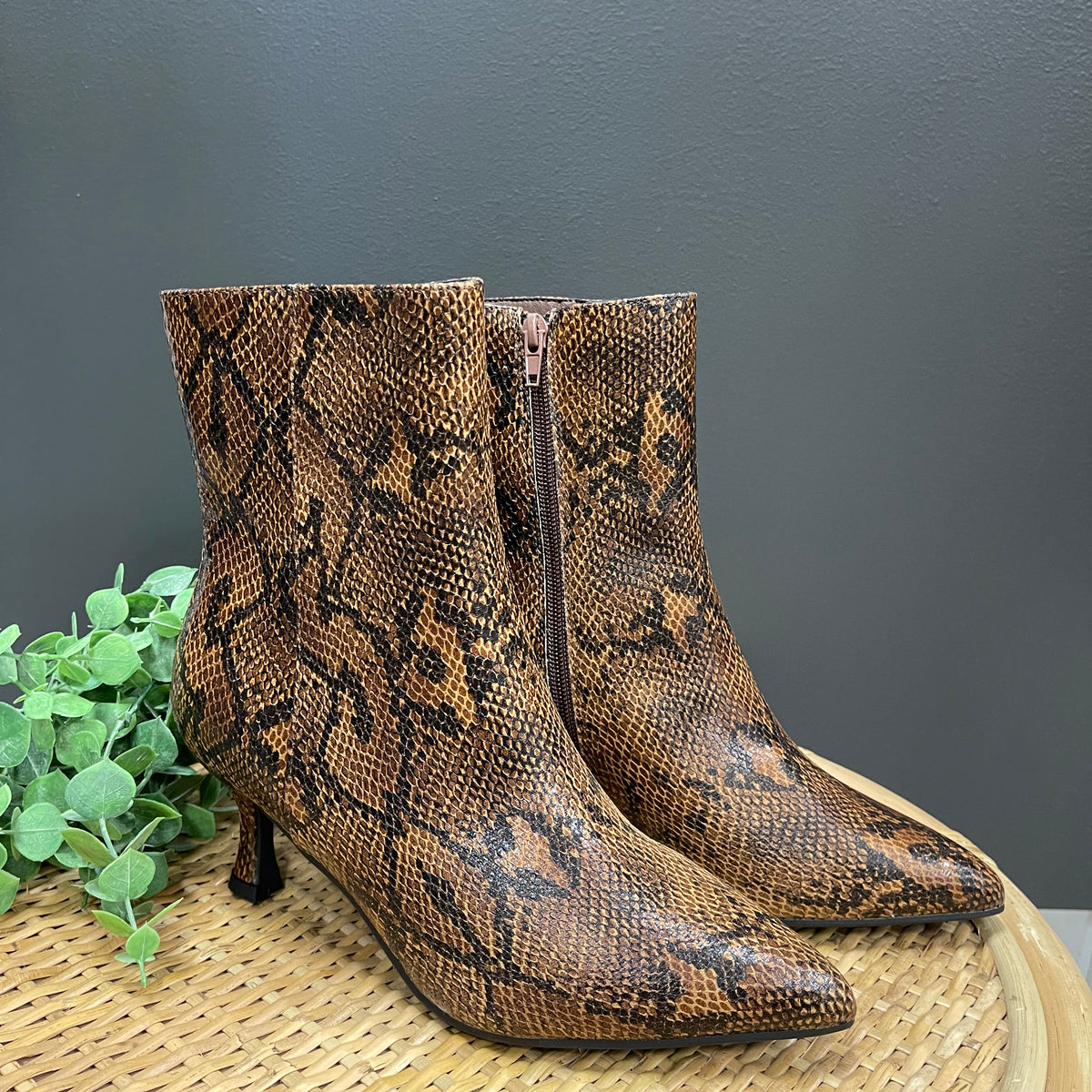 MIA Ediva Python Boot – The Silo Boutique