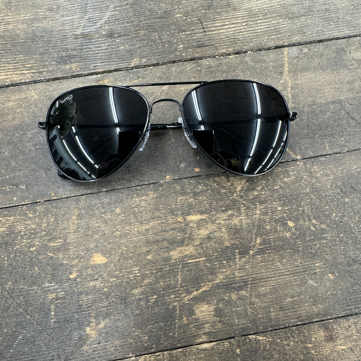 WMP Black Aviator Sunglasses – The Silo Boutique