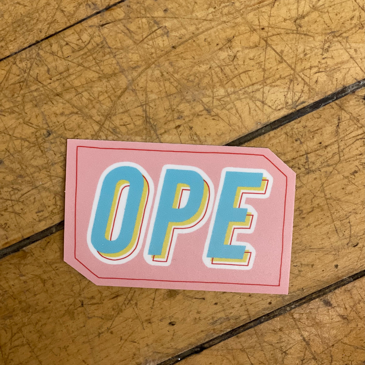 Ope Sticker – The Silo Boutique